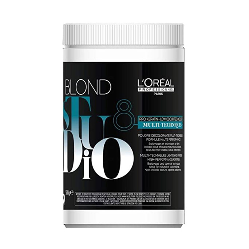 LOREAL PRO- polvo decolorante blond studio techni power 8 500ml | Doutzen